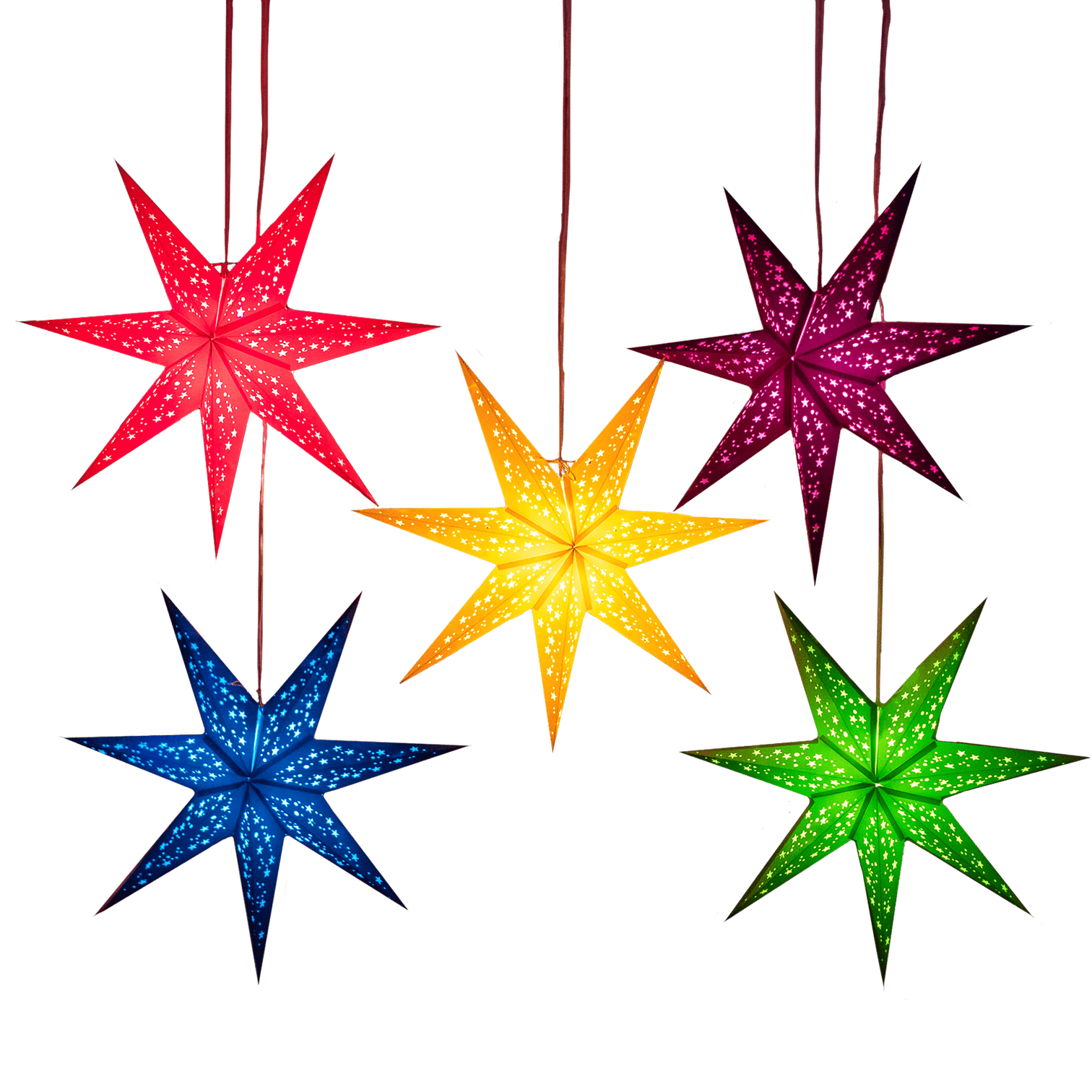 Shop Handmade Paper Star Lanterns for Magical Home Decor – Paper Starlights